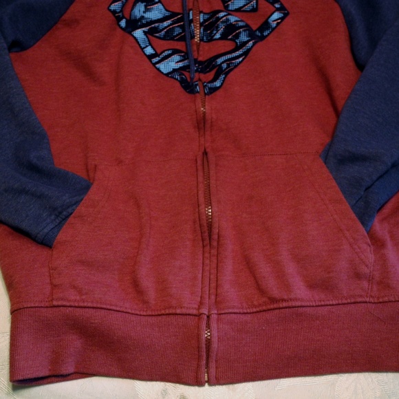 DC Comics | Jackets & Coats | Superman Zip Up Hoodie Jacket Medium ...